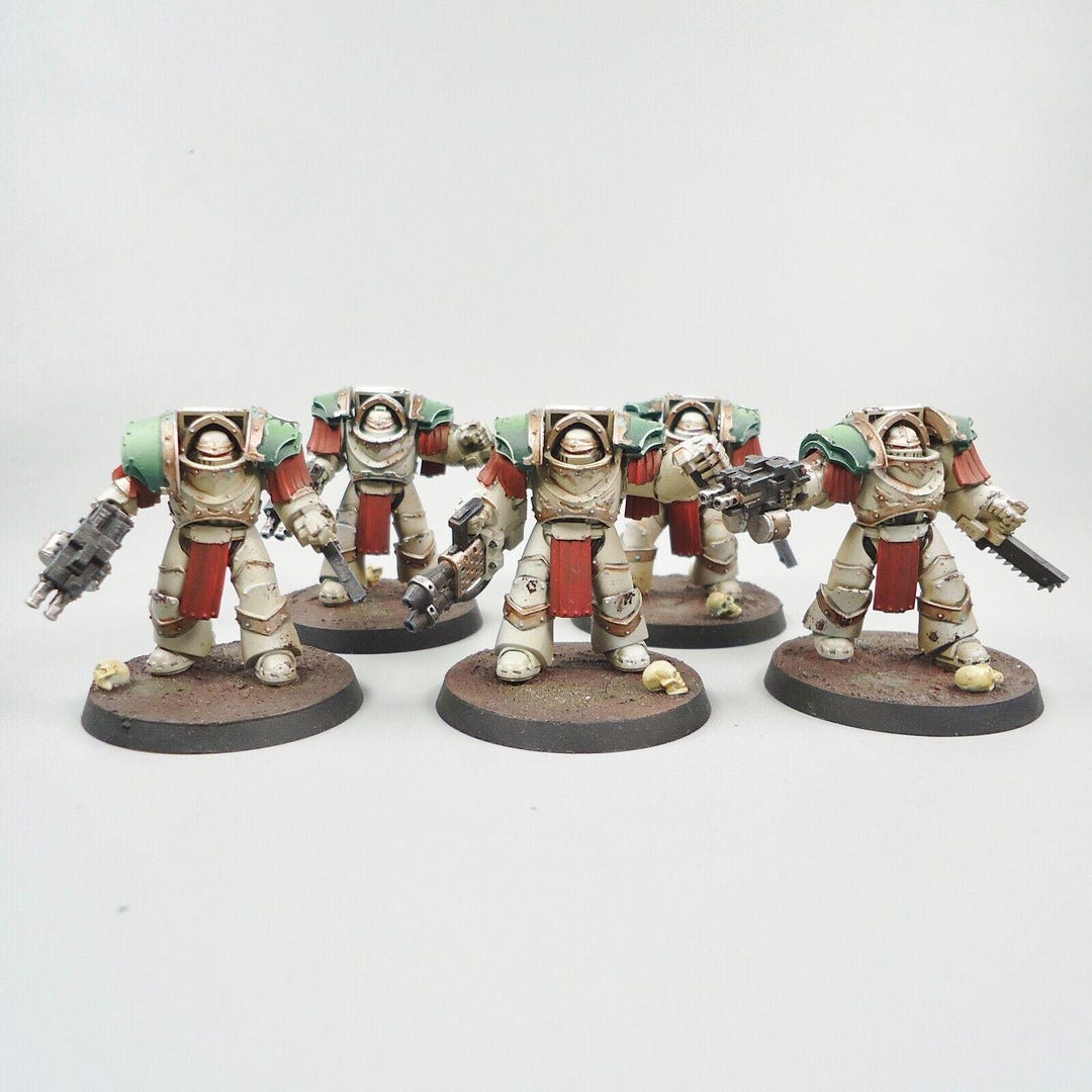 Warhammer 30k Army Death Guard Horus Heresy Cataphractii Terminators X5 ...