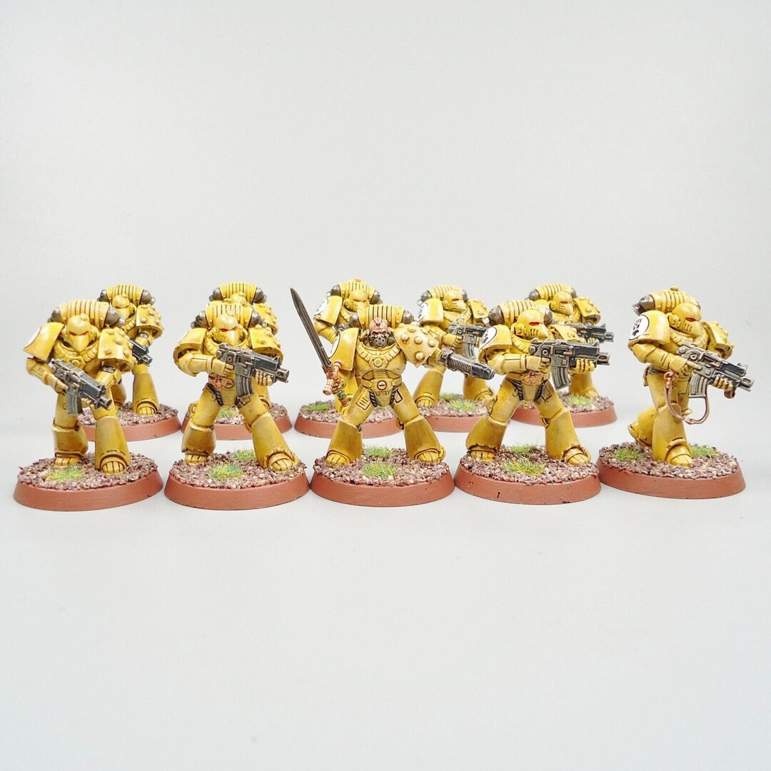 Warhammer 30k Horus Heresy Army Space Marines Imperial Fists Tactical ...