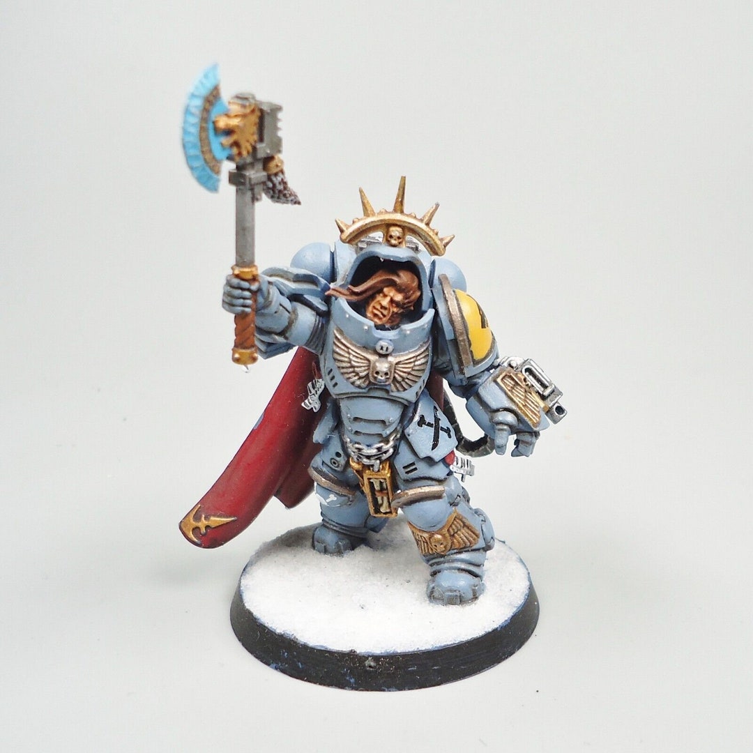 Warhammer 40k Army Space Marines Space Wolves Gravis Captain Painted - Etsy