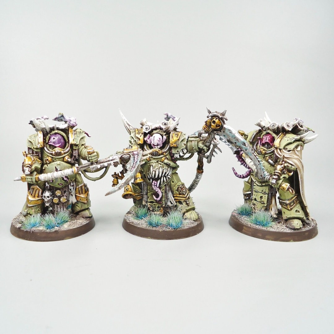Warhammer 40k Army Death Guard Deathshroud Bodyguard Painted - Etsy