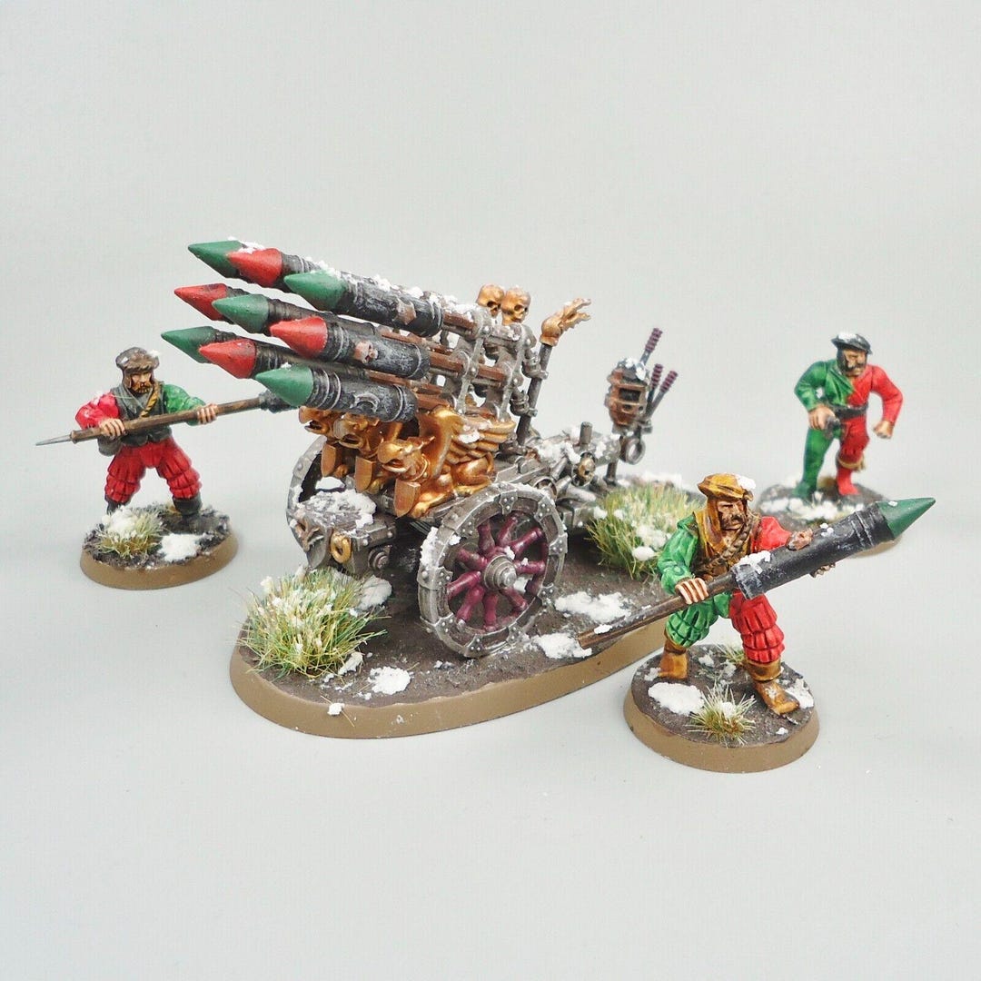 Warhammer Age of Sigmar Army Empire Helstorm Rocket Battery Painted - Etsy