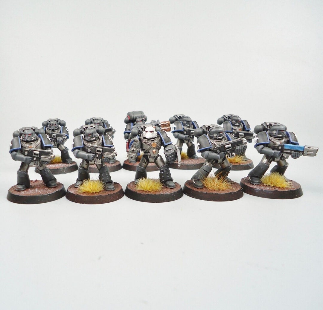 Space Marines Raven Guard Tactical Squad Painted Warhammer 40k Army - Etsy