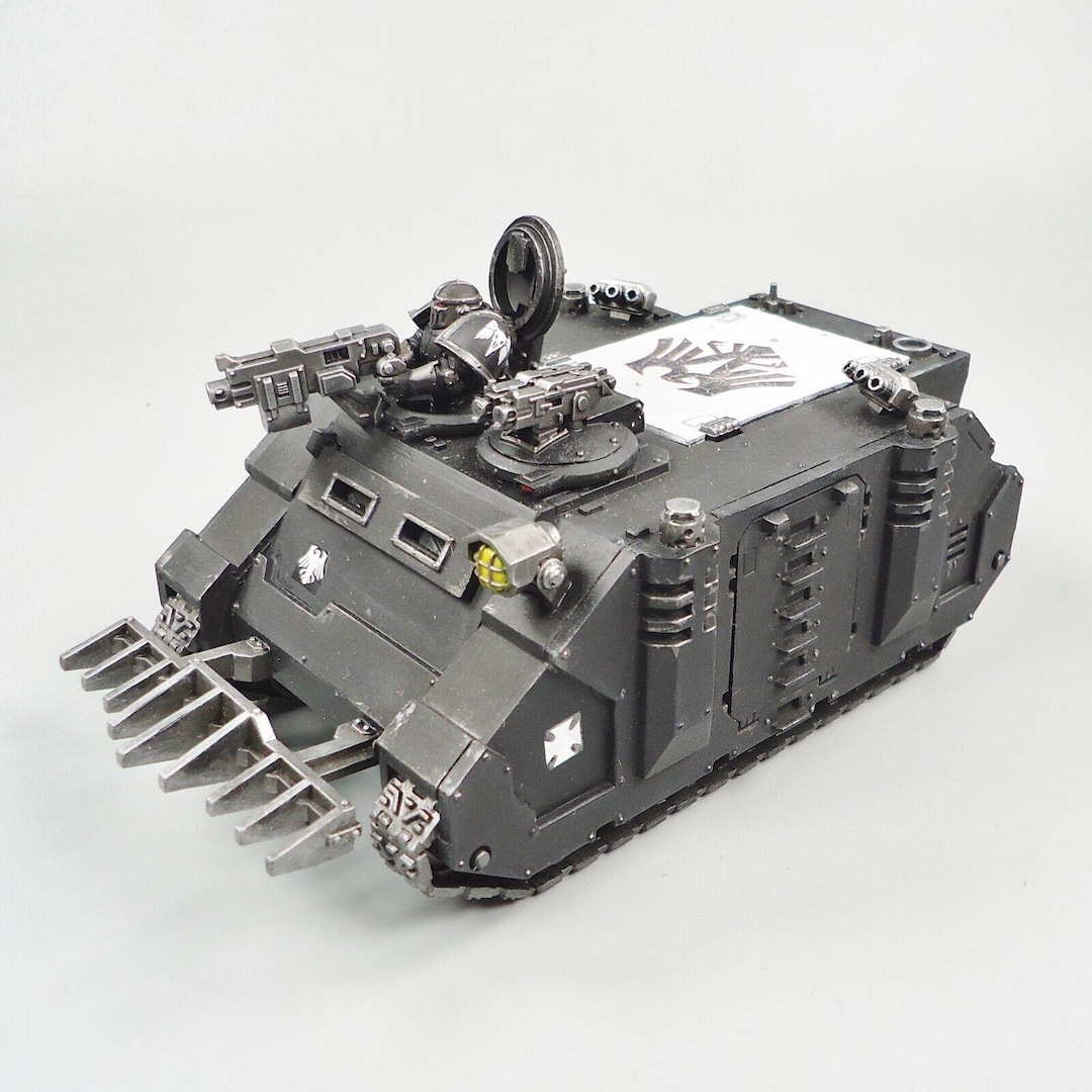 Warhammer 30k Army Space Marines Raven Guard Horus Heresy Rhino Painted ...