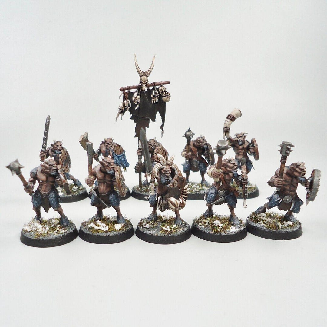 Warhammer Fantasy Age of Sigmar Army Beasts of Chaos Beastmen Ungors ...