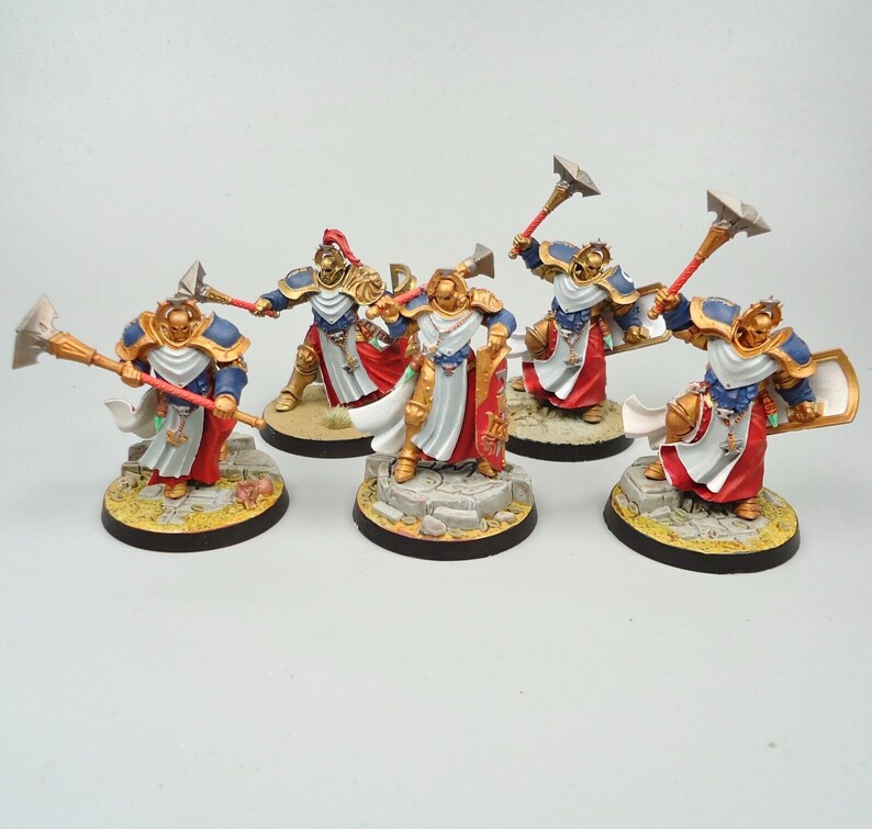 Warhammer Fantasy Age of Sigmar Army Stormcast Eternals Sequitors X5 ...