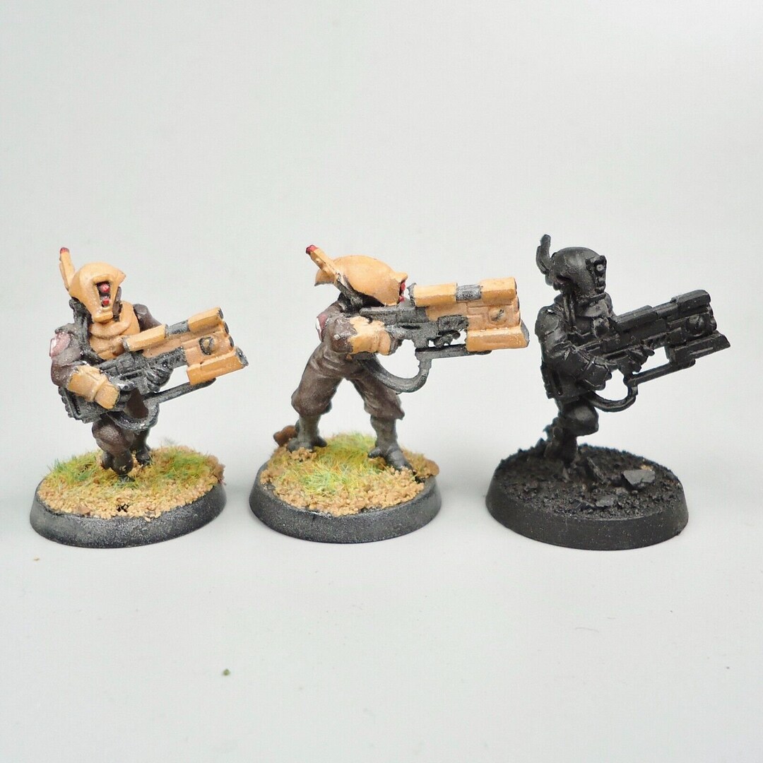 Warhammer 40k Army Tau Empire Pathfinders X3 Painted / - Etsy