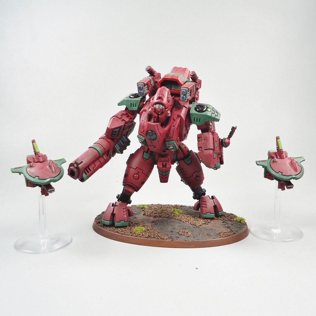 Warhammer 40k Army Tau Empire XV95 Ghostkeel Battlesuit Painted and ...