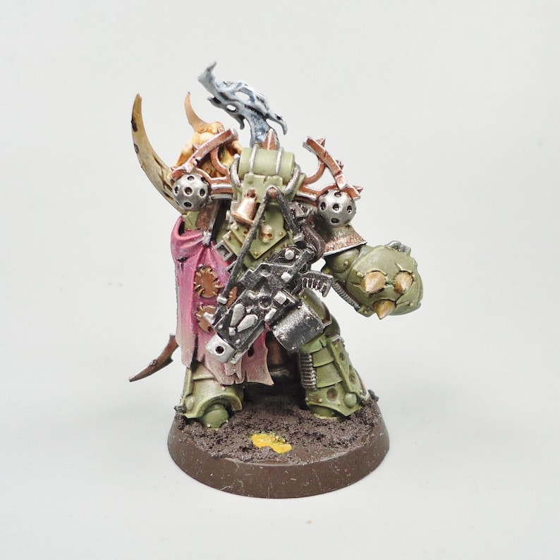 Warhammer 40k Army Death Guard Plague Marine Champion Painted - Etsy