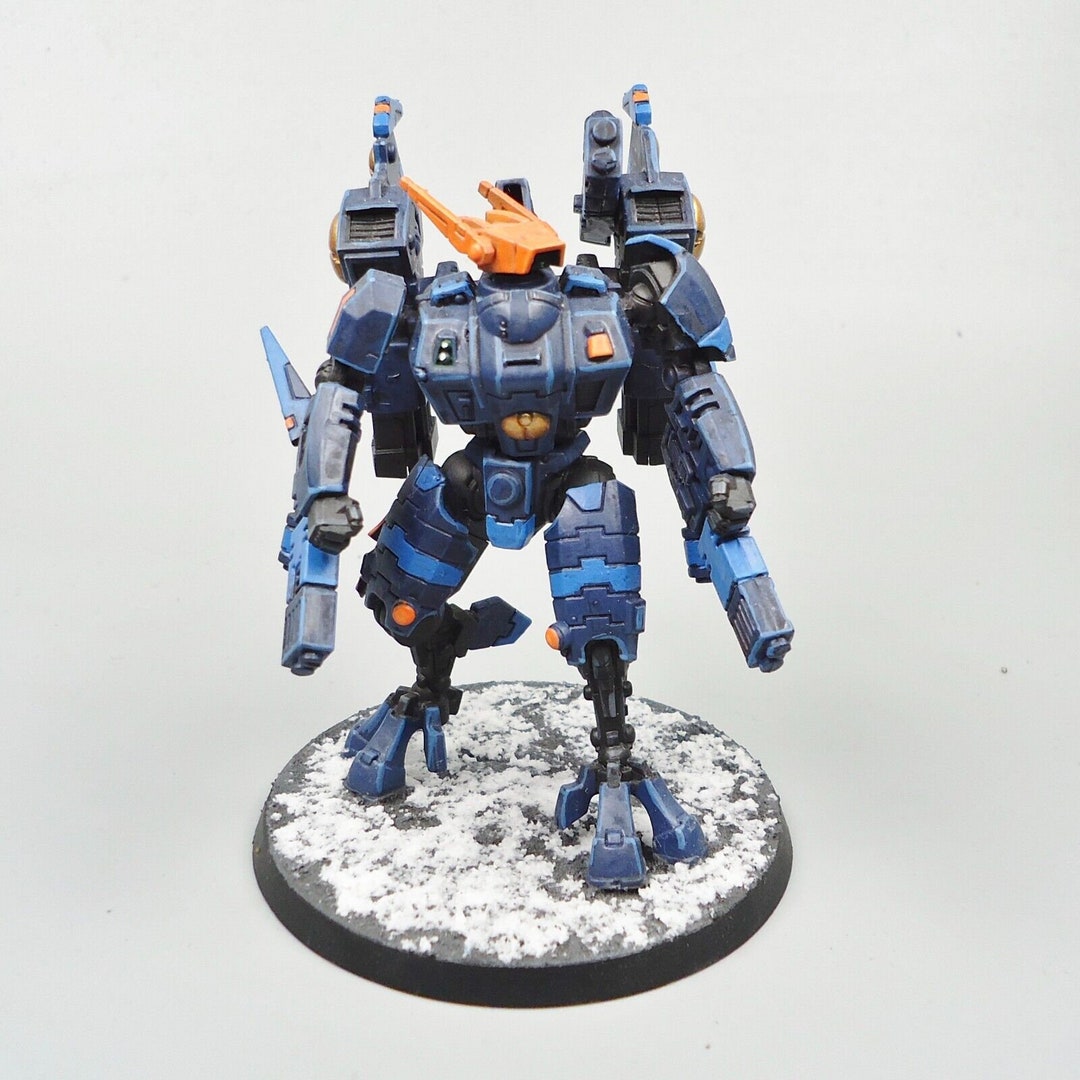 Warhammer 40k Army Tau Empire Commander Painted and Based - Etsy