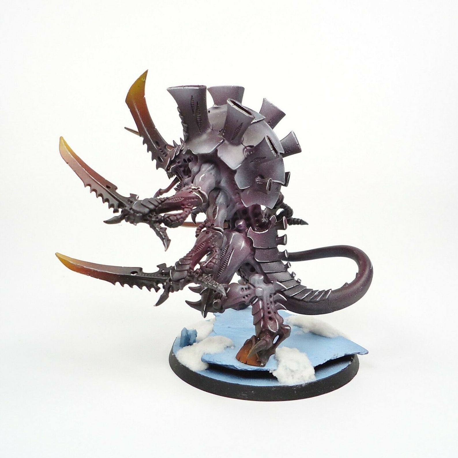 Warhammer 40k Army Tyranid Swarmlord Painted And Based | Etsy