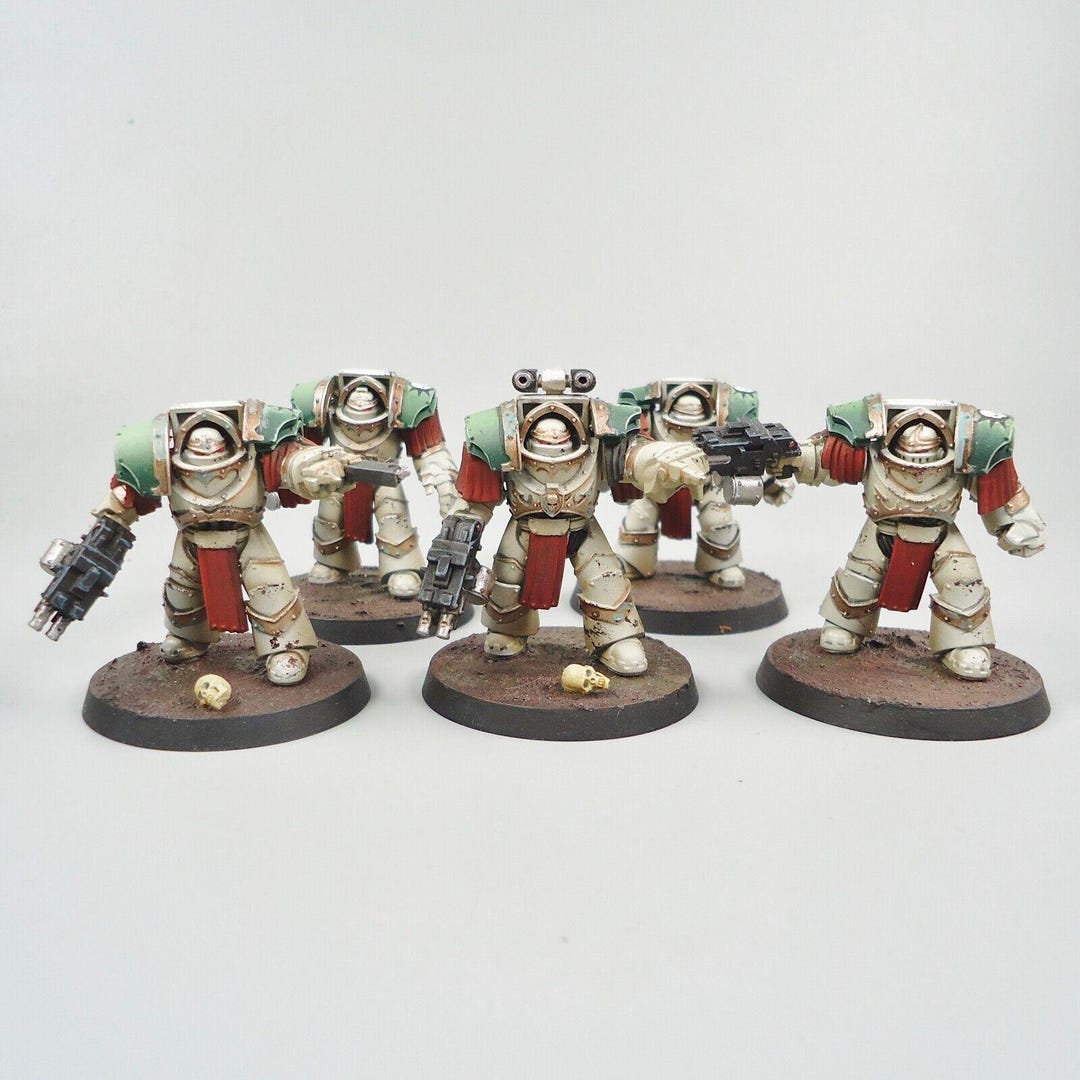 Warhammer 30k Army Death Guard Horus Heresy Cataphractii Terminators X5 ...