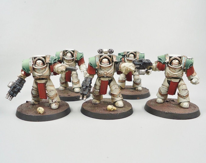 Warhammer 30k Army Death Guard Horus Heresy Cataphractii Terminators X5 ...