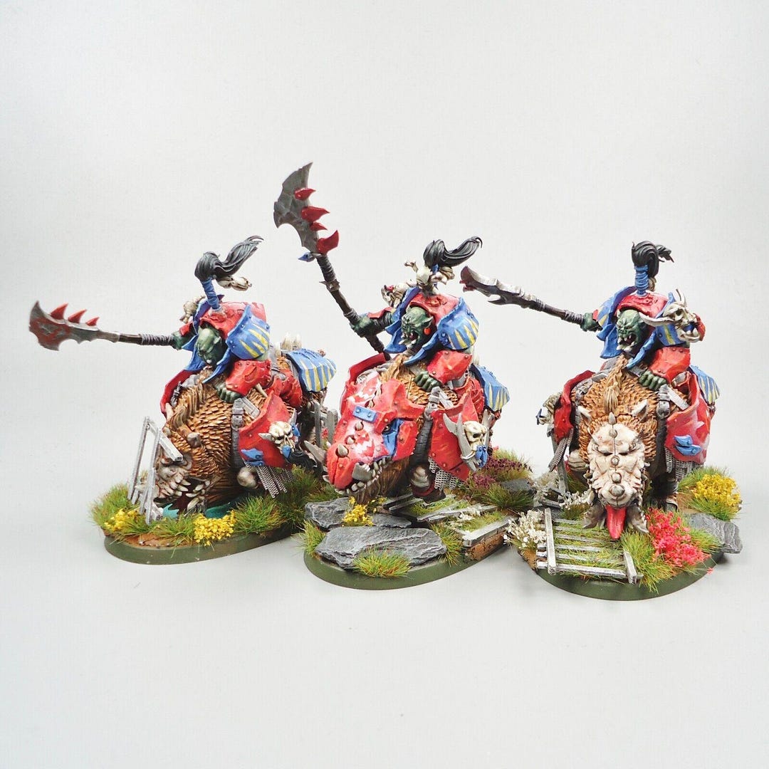 Warhammer Fantasy Age of Sigmar Army Orruk Warclans Ironjawz Gore ...