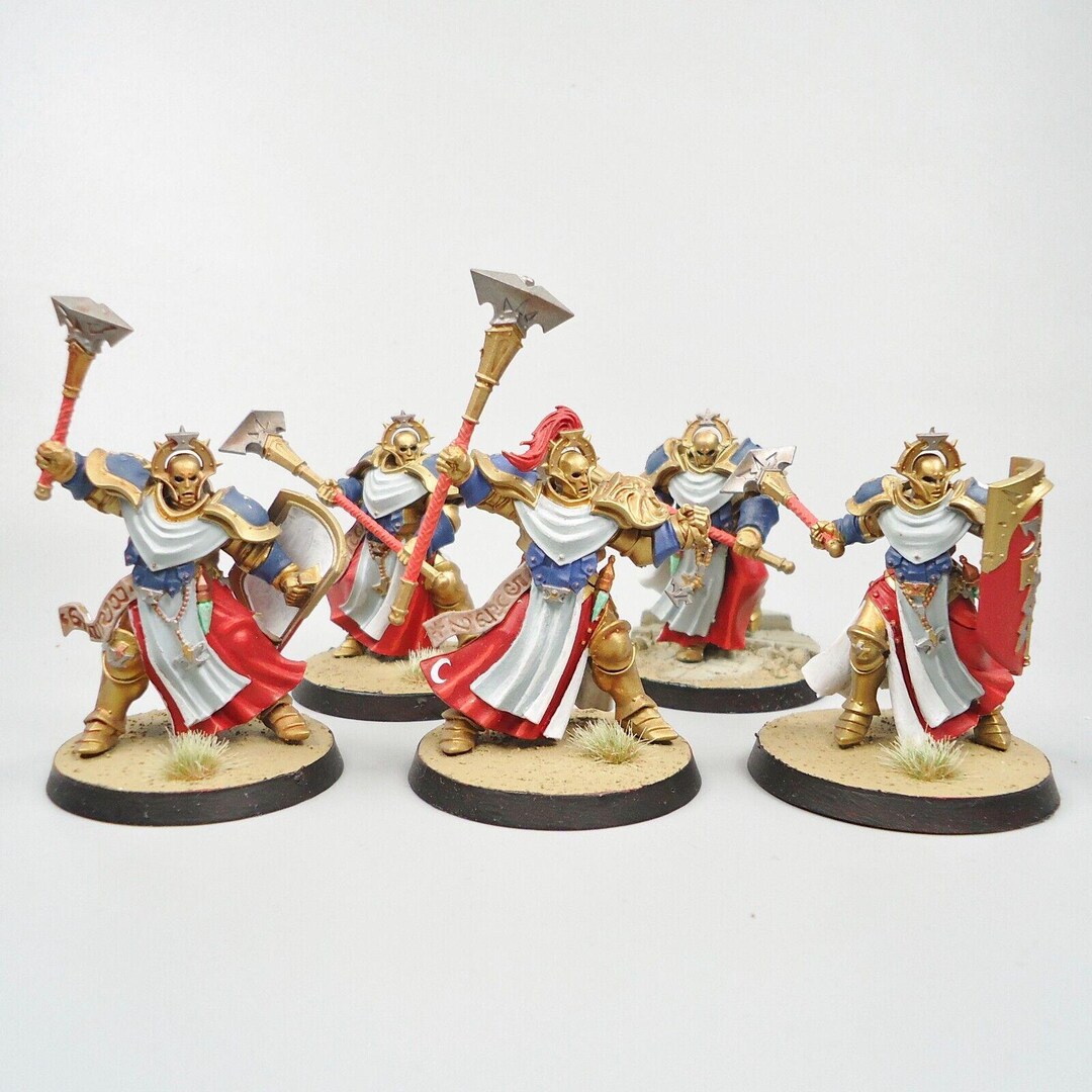 Warhammer Fantasy Age of Sigmar Army Stormcast Eternals Sequitors X5 ...
