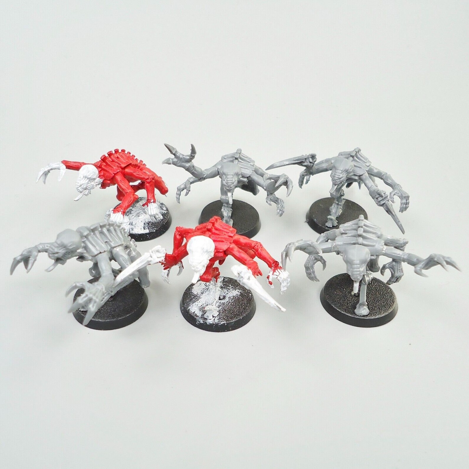 Warhammer 40k Army Genestealer Cults Genestealers X6 Partly Painted ...