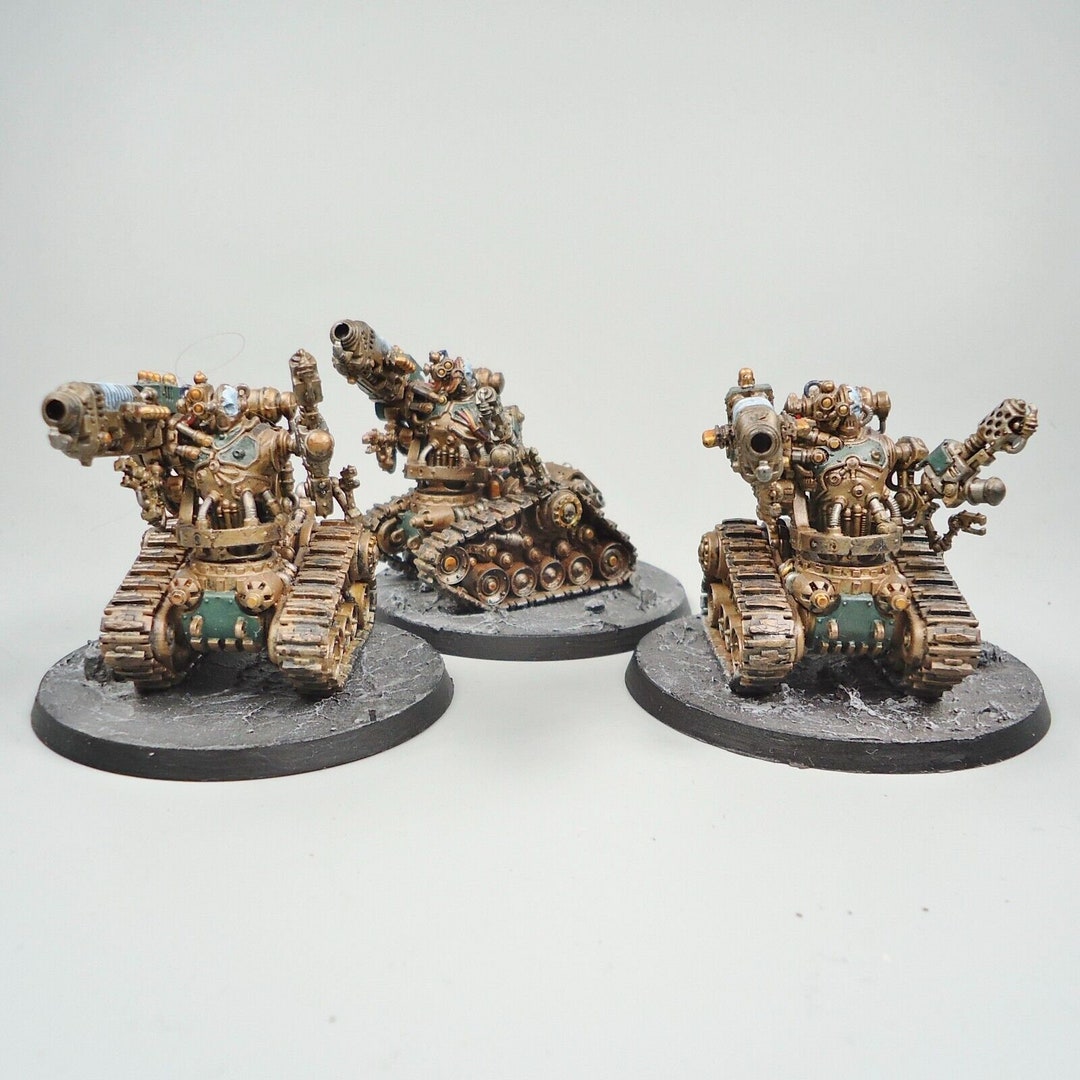 Warhammer 40k Army Adeptus Mechanicus Kataphron Destroyers X3 Painted ...