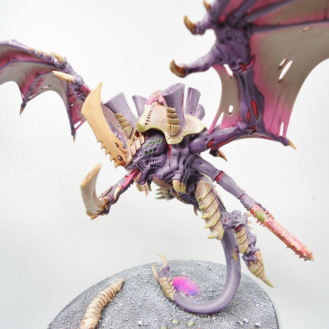 Tyranids Flying Hive Tyrant Painted Warhammer 40k Army - Etsy