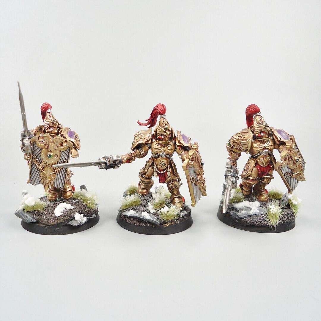 Warhammer 40k Army Adeptus Custodes Custodian Guard Squad Painted - Etsy
