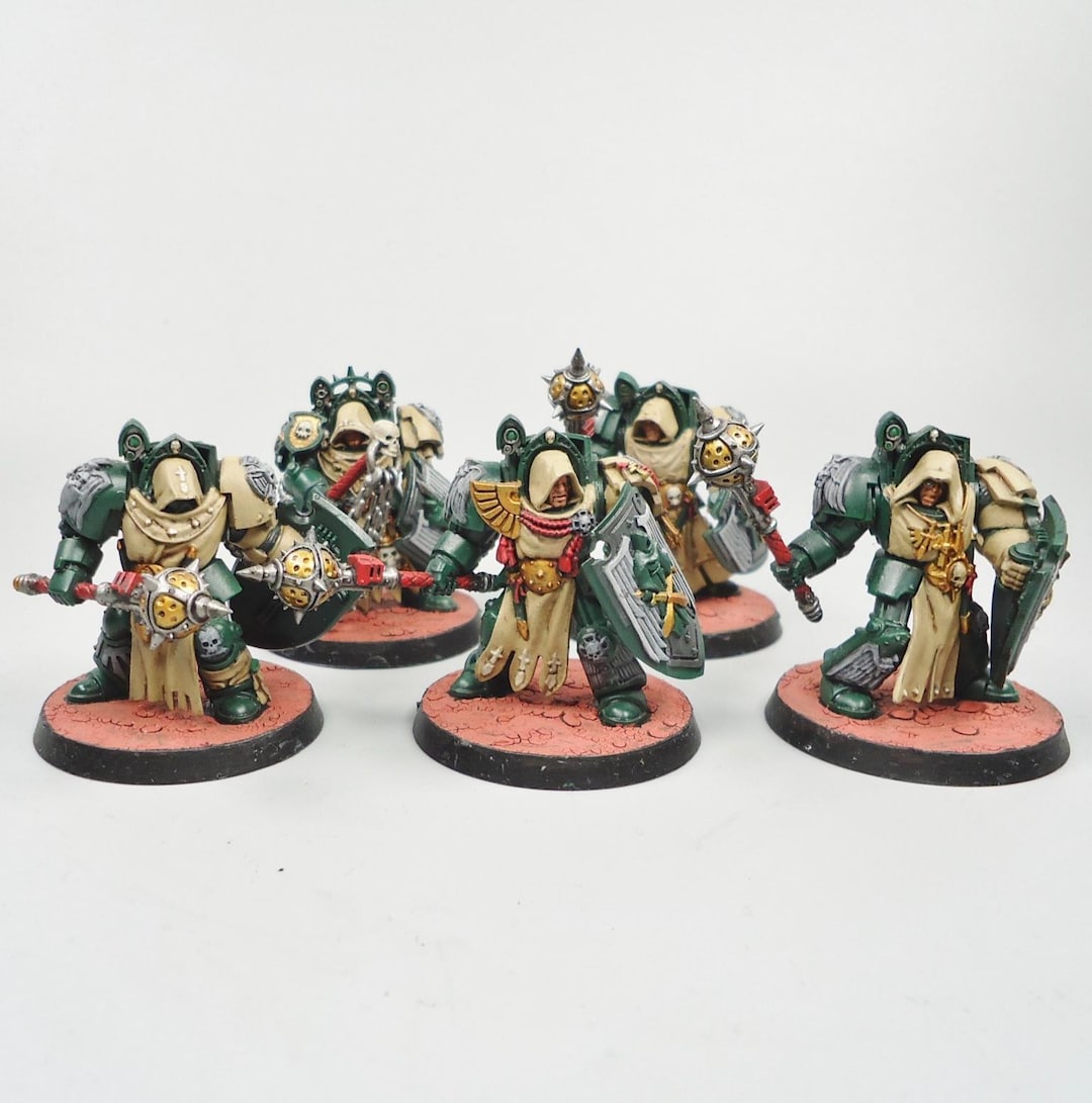 Dark Angels Terminator Knights X5 Painted - Warhammer 40k - Space ...