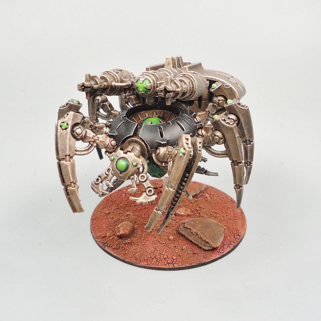 Necron Canoptek Spyder Painted and Based - Necrons Warhammer 40k Army ...