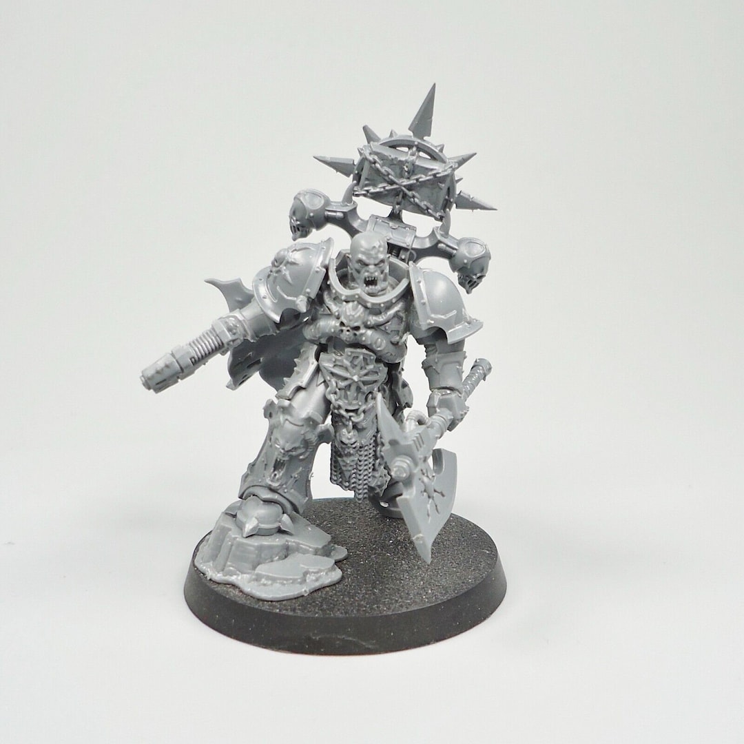 Warhammer 40k Army Chaos Space Marines Lord Unpainted - Etsy