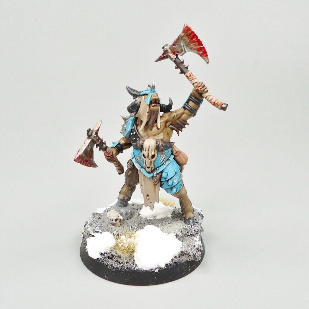 Warhammer Fantasy Age of Sigmar Army Beasts of Chaos Beastmen Beastlord ...