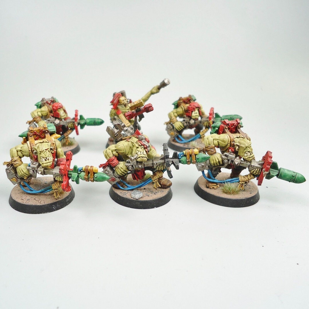 Warhammer 40k Ork Army Ork Rokkit Launchas X6 Painted and Based - Etsy