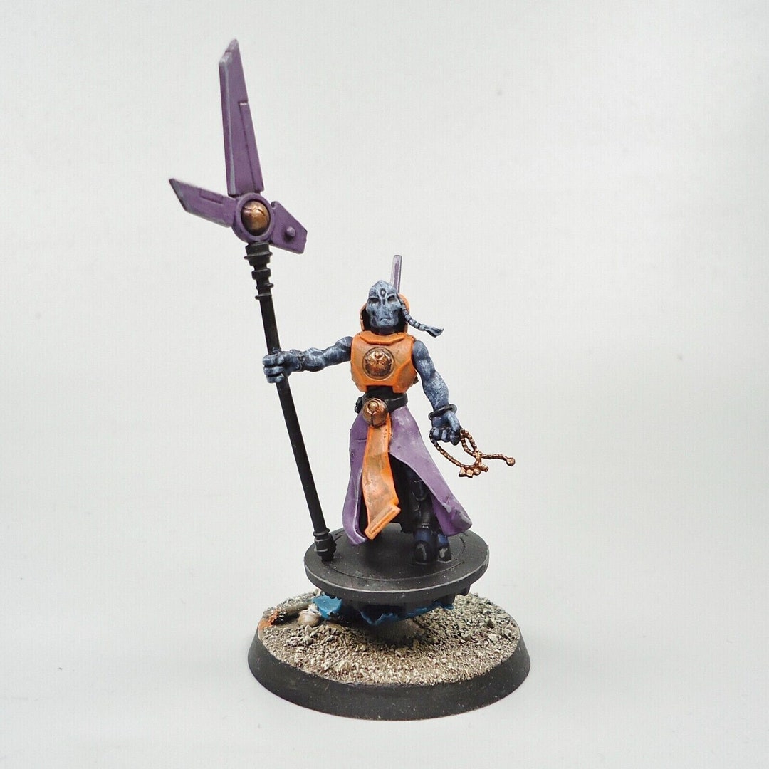 Warhammer 40k Army Tau Empire Ethereal Painted and Based - Etsy