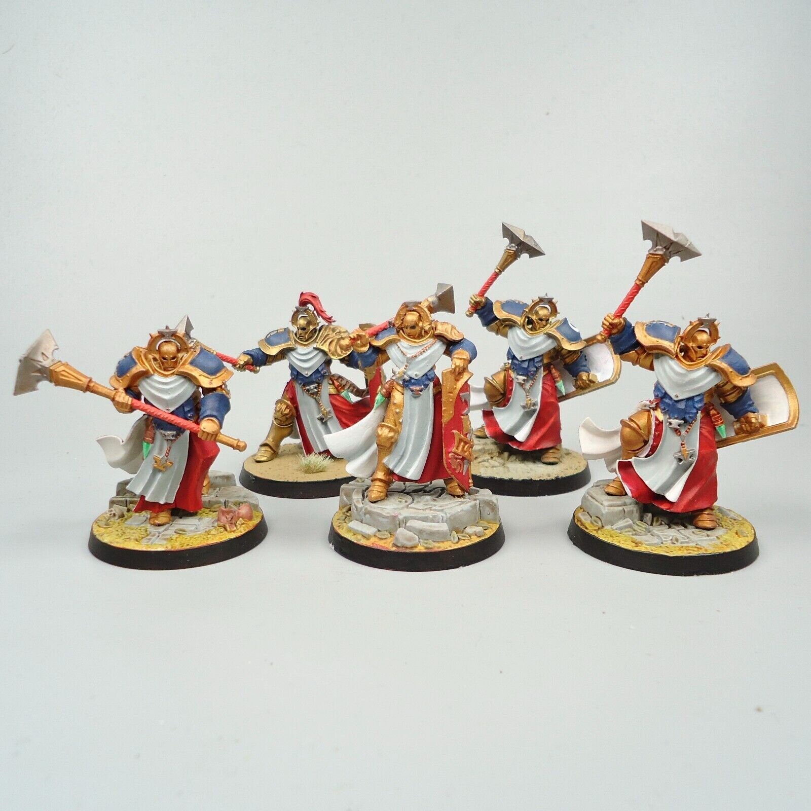 Warhammer Fantasy Age of Sigmar Army Stormcast Eternals Sequitors X5 ...
