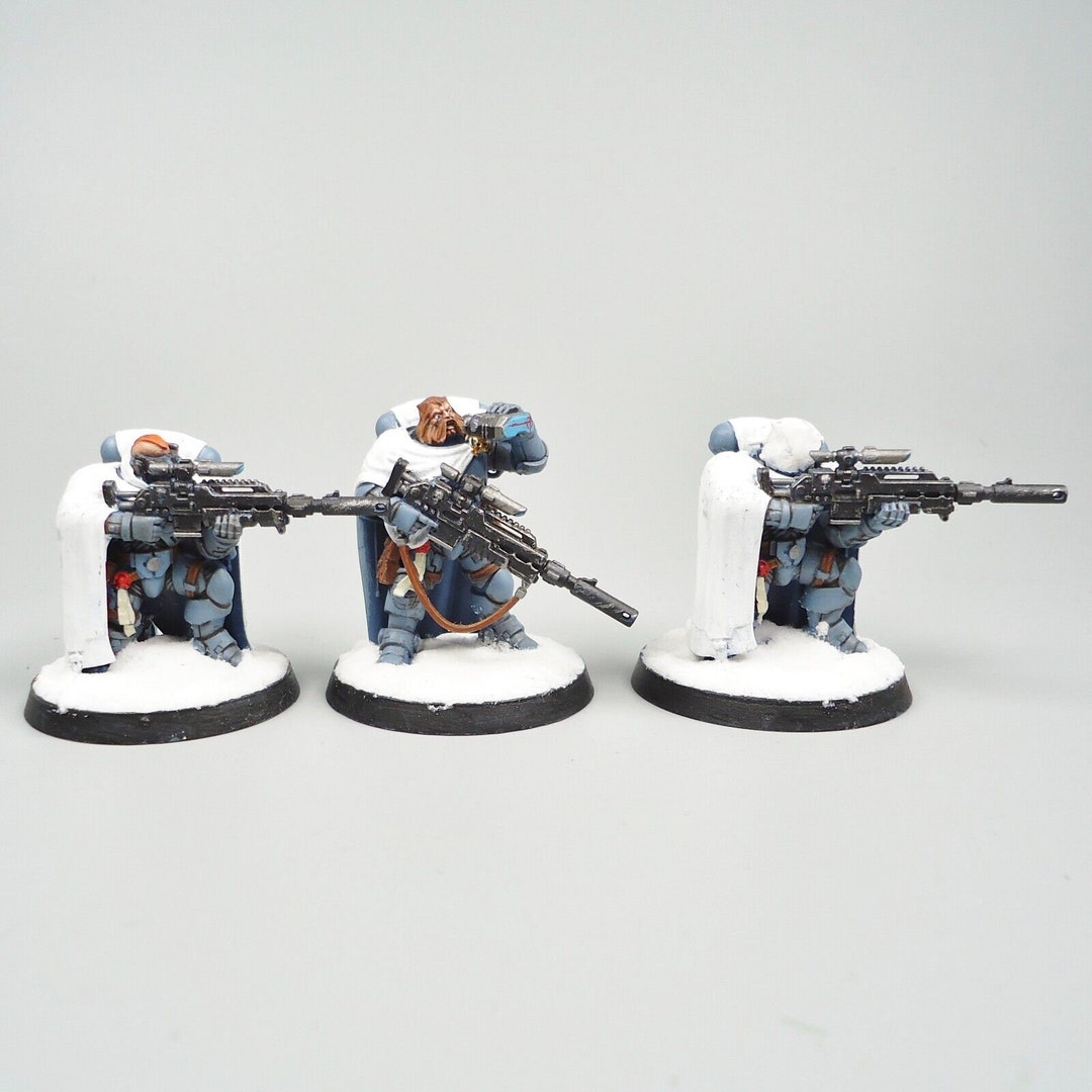 Warhammer 40k Army Space Marines Space Wolves Eliminators X3 Painted - Etsy