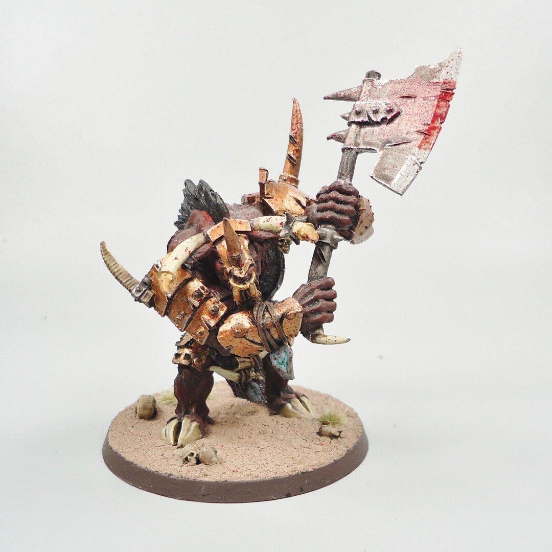 Warhammer Fantasy Age of Sigmar Army Beasts of Chaos Beastmen Doombull ...