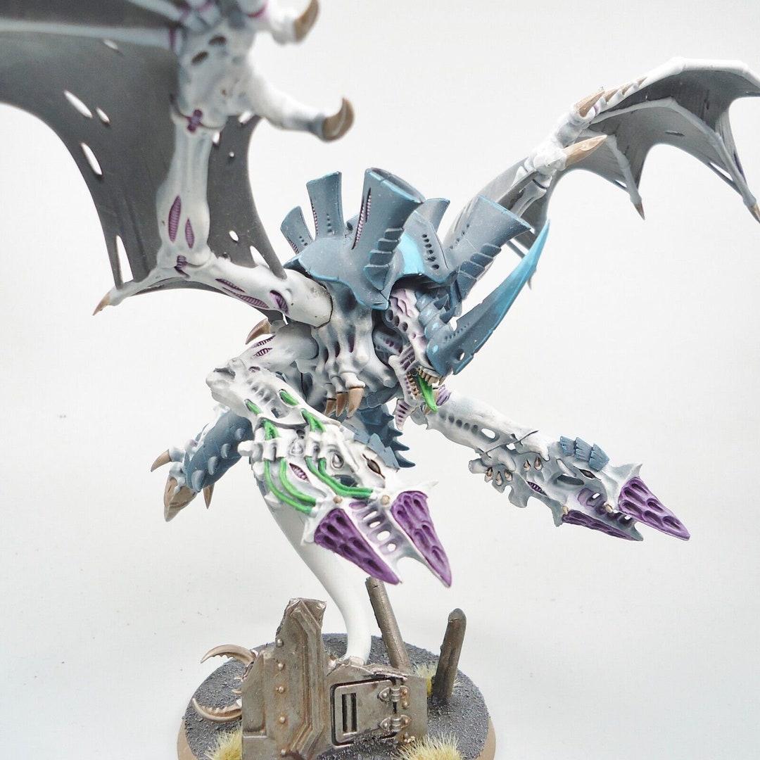 Warhammer 40k Tyranids Winged Hive Tyrant Painted and Based - Etsy
