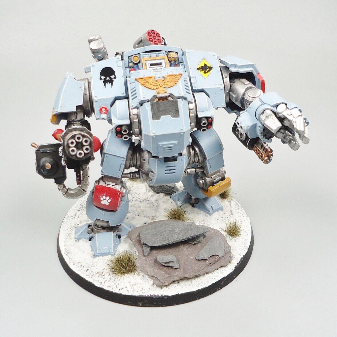 Warhammer 40k Army Space Marines Space Wolves Redemptor Dreadnought ...