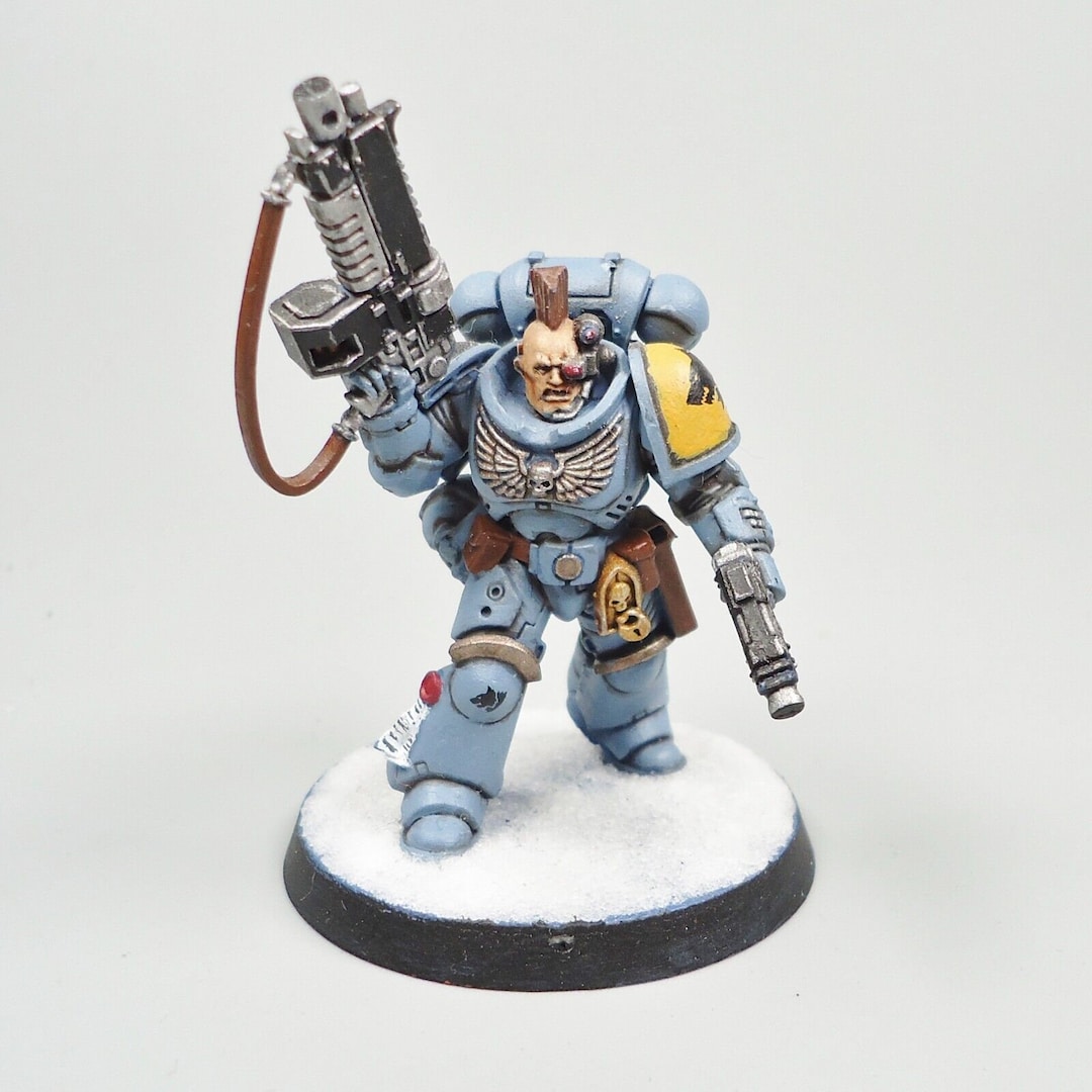 Warhammer 40k Army Space Marines Space Wolves Lieutenant Painted - Etsy