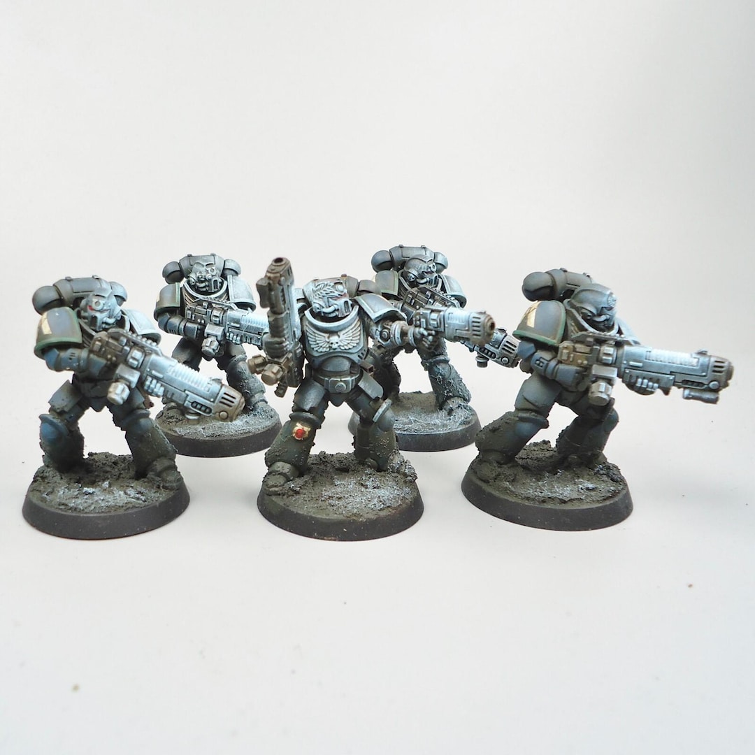 Ultramarines Hellblasters X5 Painted - Warhammer 40k Army Space Marines ...