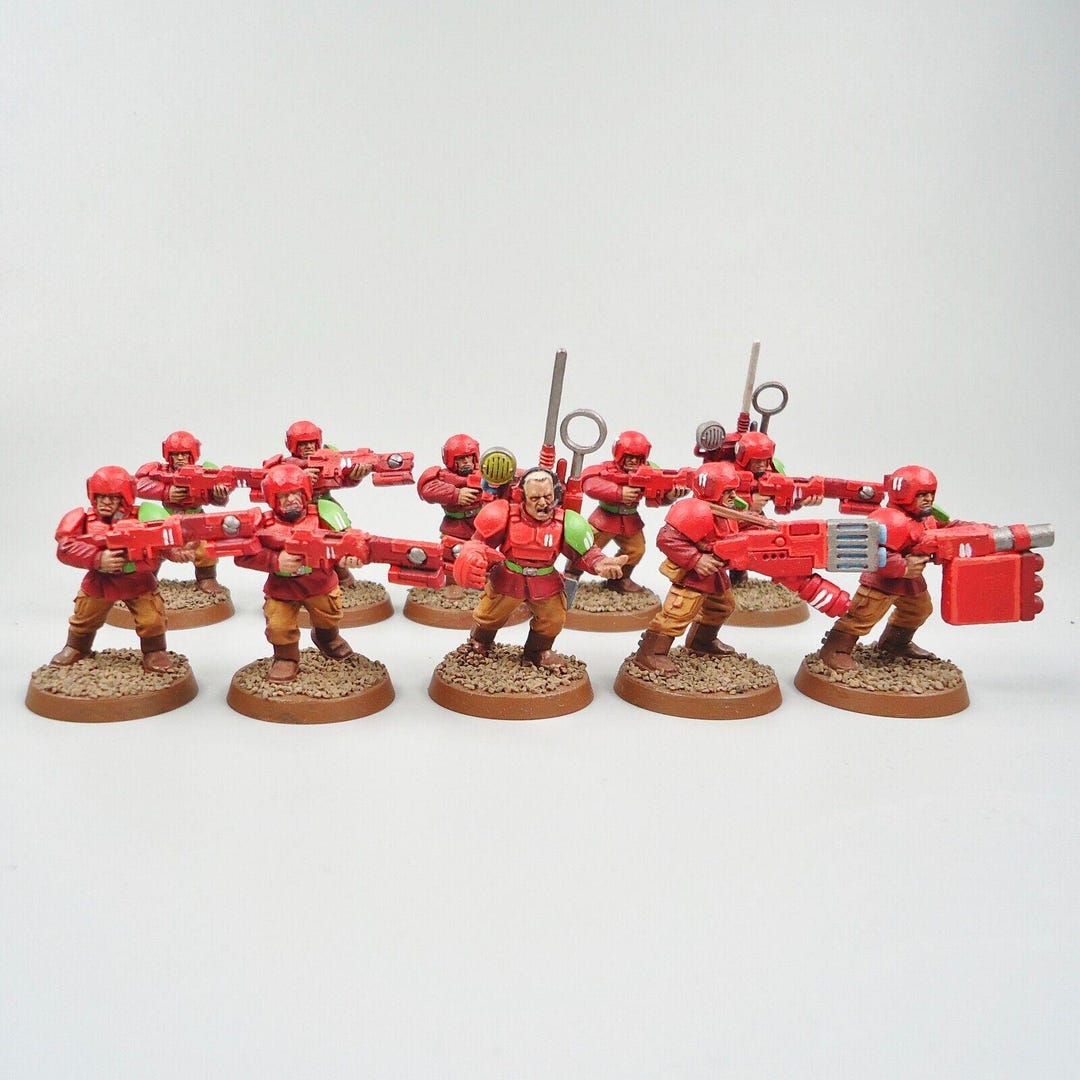 Warhammer 40k Army Tau Empire Converted Troops X10 Painted and Based - Etsy