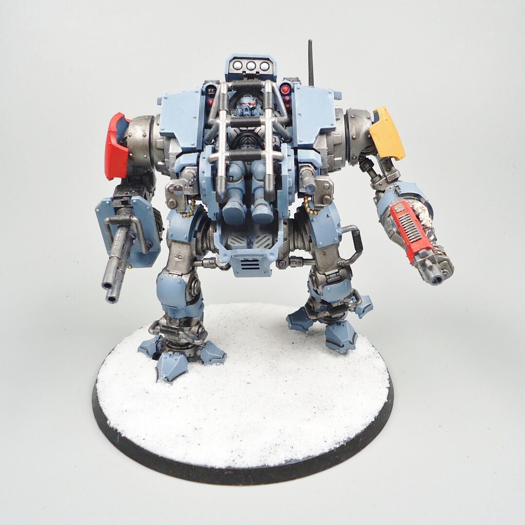 Warhammer 40k Army Space Marines Space Wolves Invictor Tactical Warsuit ...