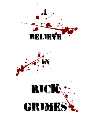 Walking Dead Poster, Rick Grimes Poster, Bloody Poster, Walking Dead ...