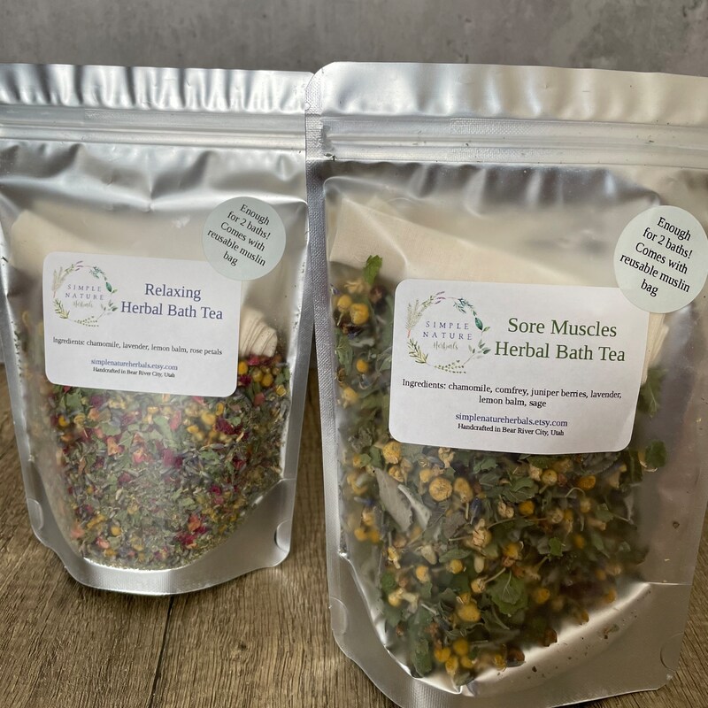 Herbal Bath Tea - Etsy