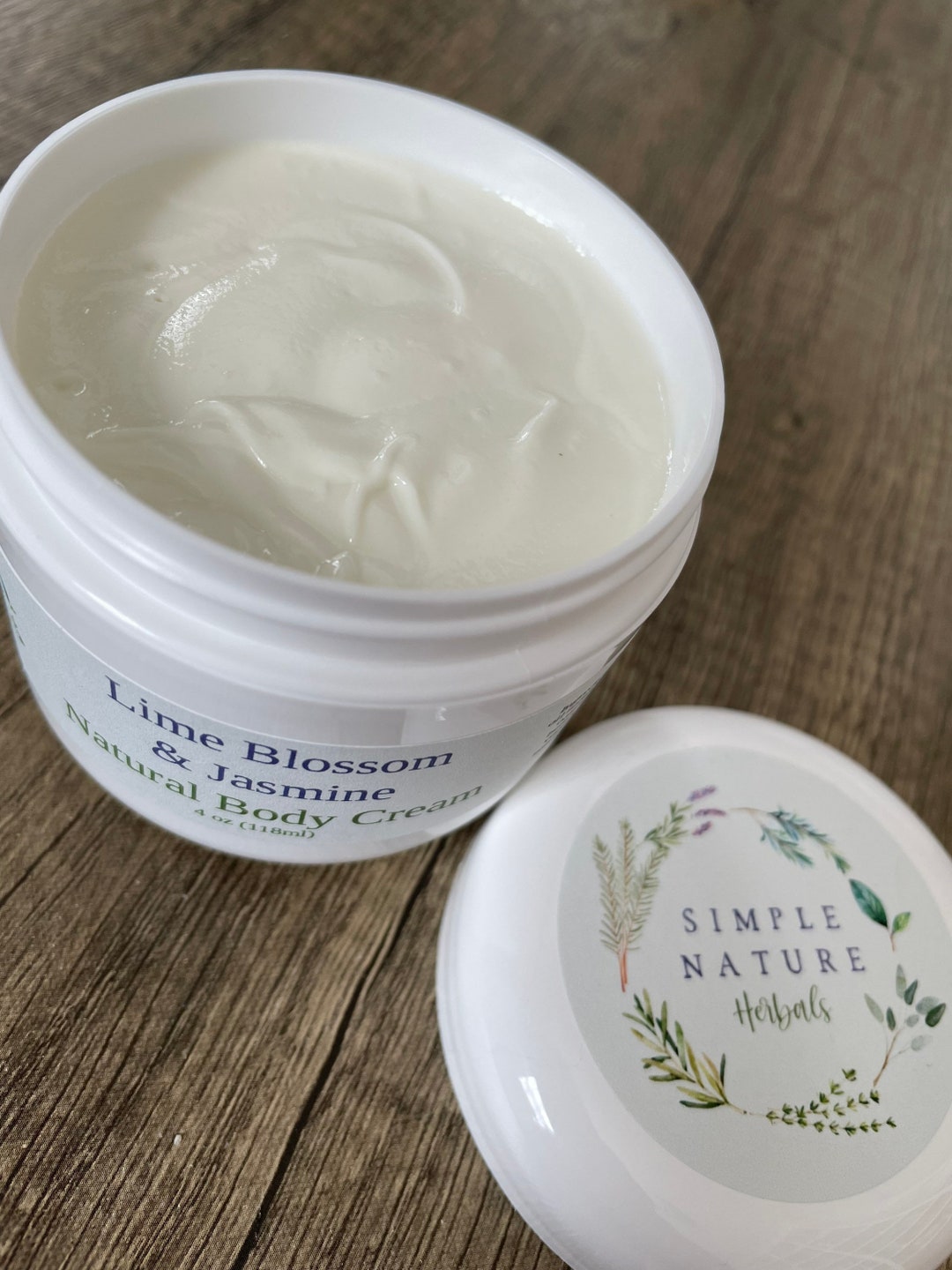 Herb Infused All-Natural Body Cream thick and creamy moisturizer for ...