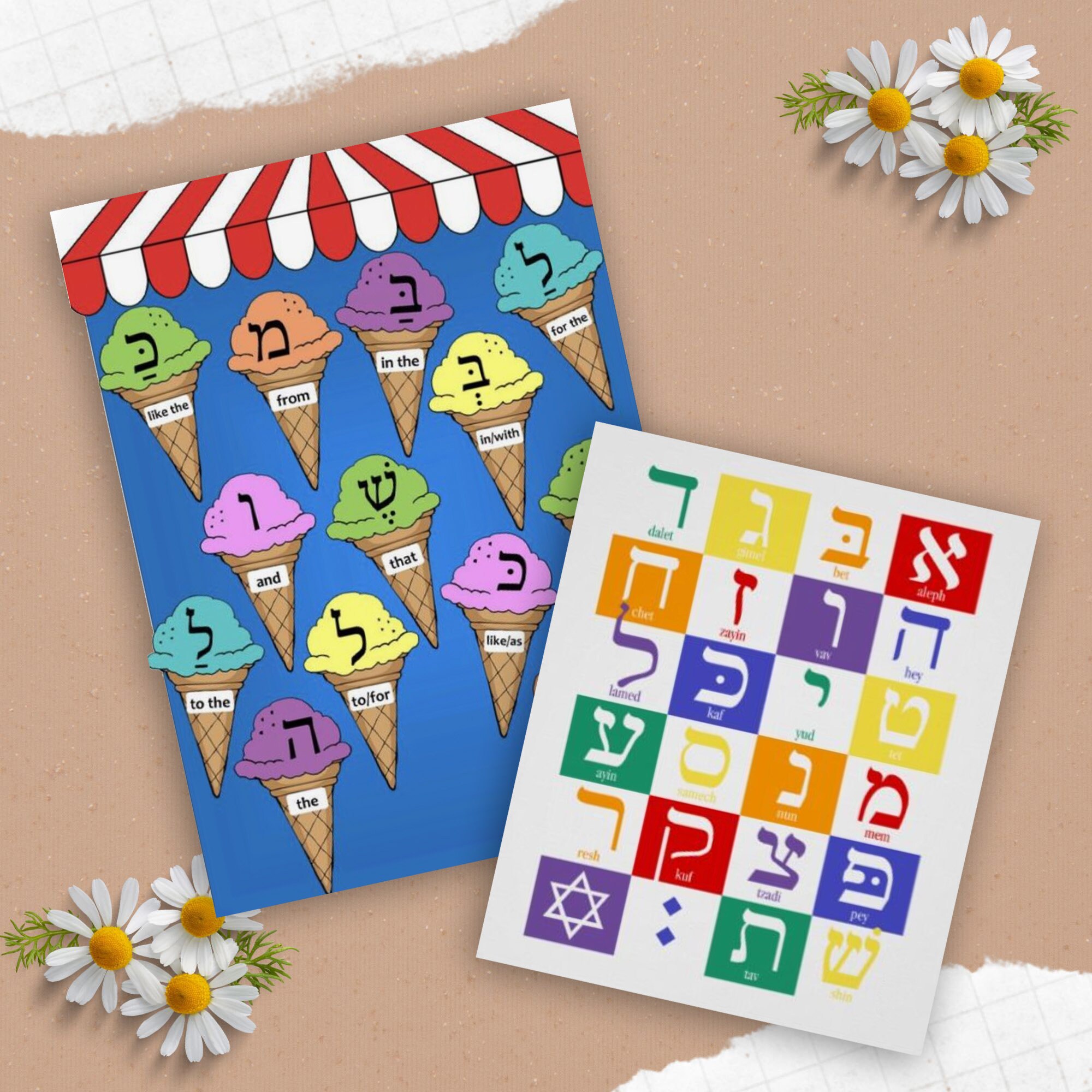 Hebrew Alphabet Stencil Set Vector File for Cutting Engraving Circut ...