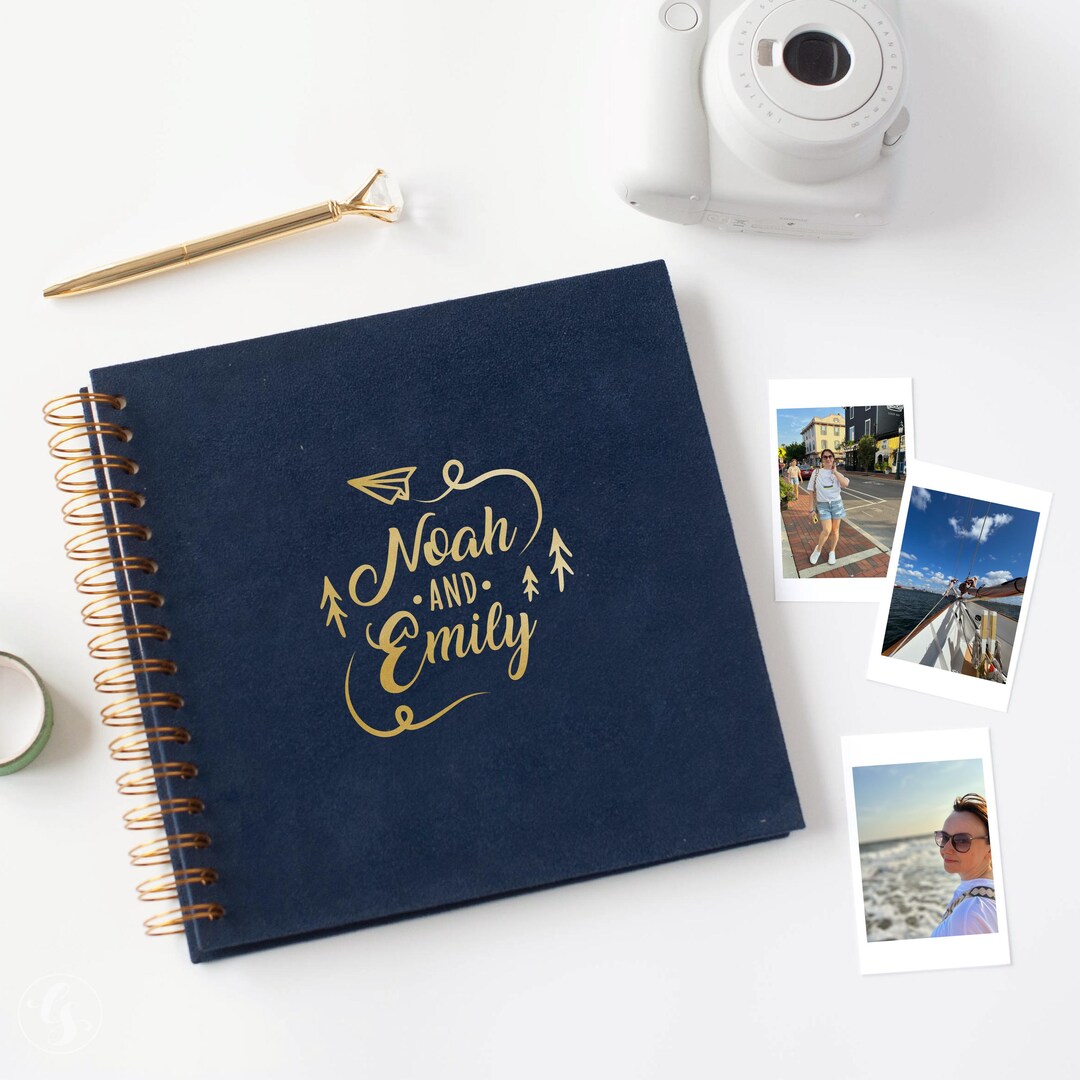 Travel Memory Book Adventure Book Scrapbook Anniversary Gift for Him ...