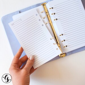 Custom Planner Binder Mini Planner A6 Personalized Diary - Etsy