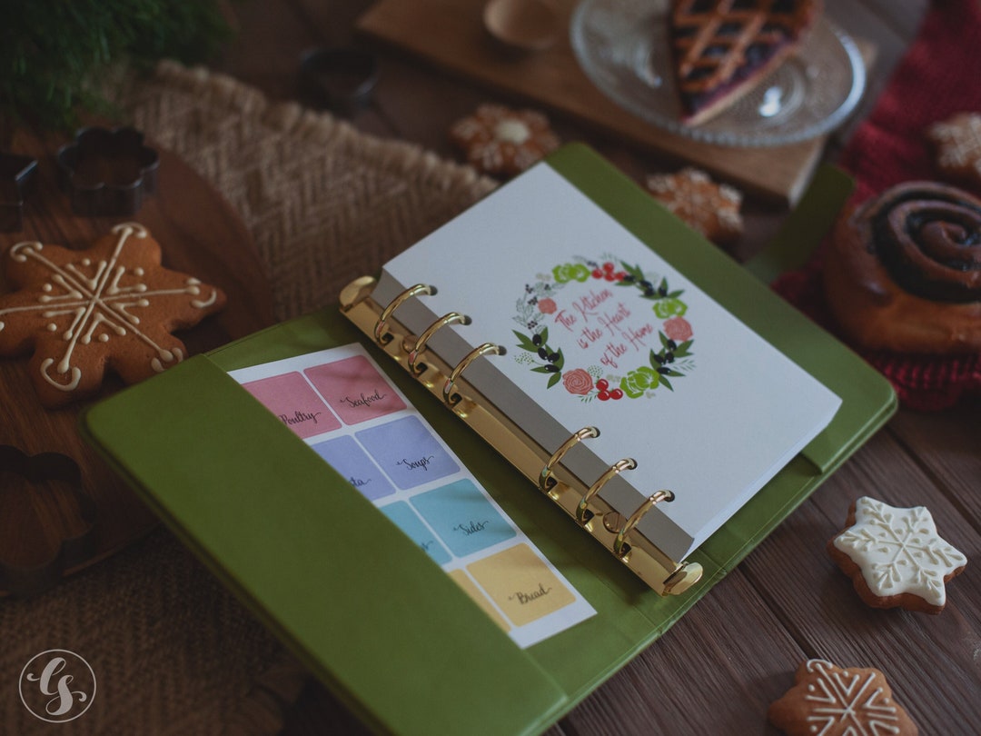 Recipe Book With Dividers Cookbook, Custom Recipe Journal for Mom ...