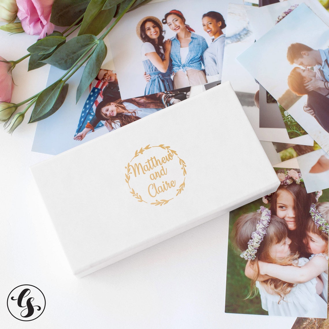 Glass USB Stick & Boudoir Photo Box Photographer Gift For | Etsy