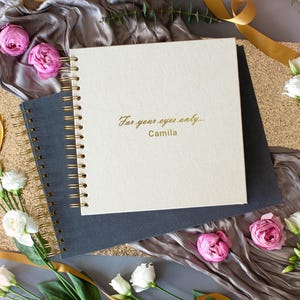 Boudoir Photo Album, Personalized Boudoir Photo Book Gift for Husband ...