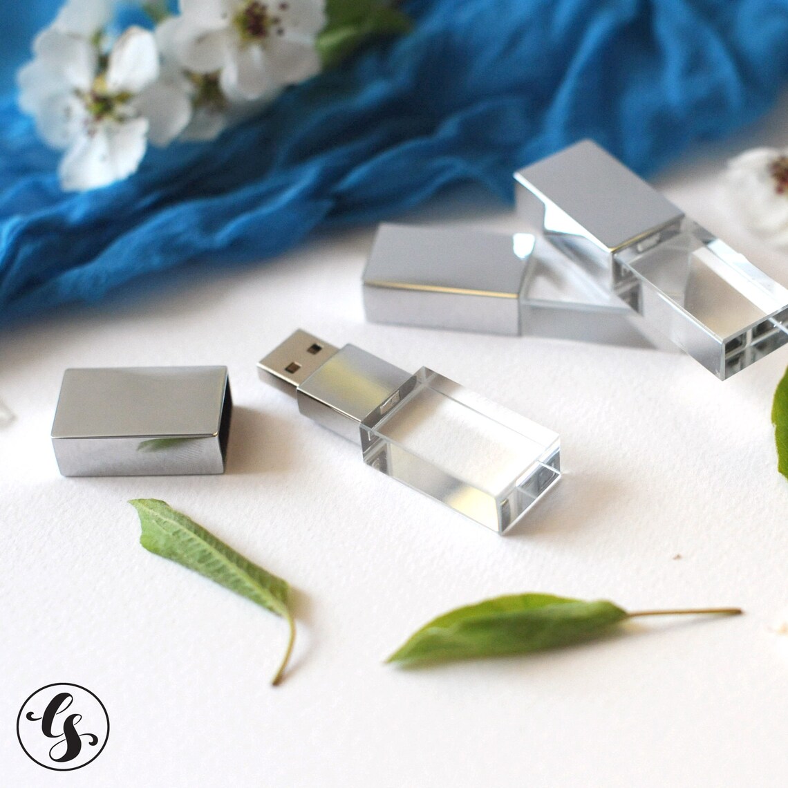 USB Box Wedding USB Stick. USB Case Crystal Flash Drive | Etsy