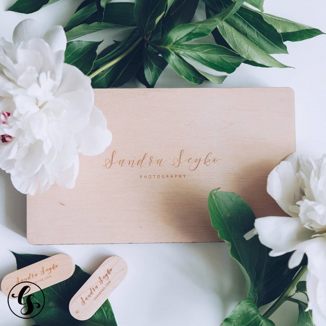 Wooden Photo Box for 4x6 Prints, Photo Packaging, Wedding Memory Box ...