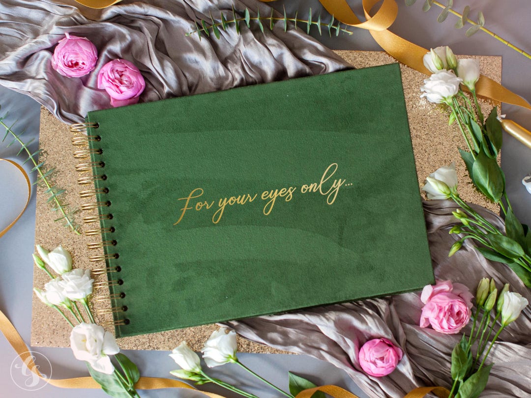 Boudoir Photo Album, Personalized Boudoir Photo Book Gift for Husband ...