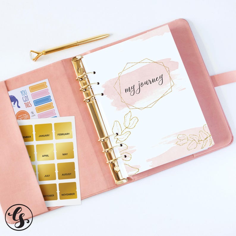 Refillable Planner Daily or Weekly 2026-2027, Personalized Dated ...